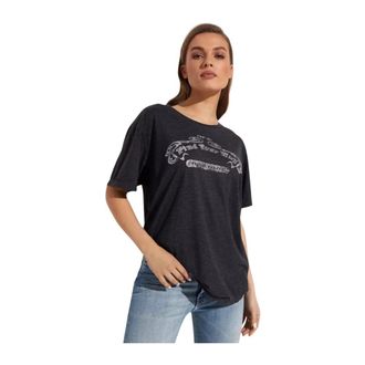 One Teaspoon Graues Find Your Wag T-Shirt - - Tops - Damen - Grau - XS