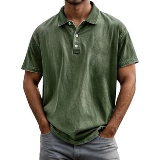 Generic Polo pour homme pour les loisirs. Style classique avec col doux. Pour jeans et tenues d&eacute;contract&eacute;es. Pour le printemps, l&eacute;t&eacute; et lautomne., GN1., XXL
