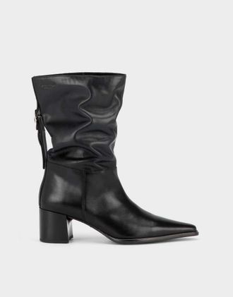Vagabond Giselle bottines souples en cuir noir