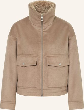 Darling Harbour Darling Harbour Blouson Mit Teddyfell beige