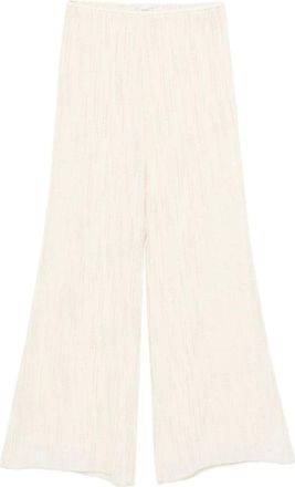 Forte_Forte Femme, Pantalons, Blanc, Taille: 40 FR My Pants Wide Pantalons