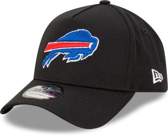 New Era Buffalo Bills NFL Evergreen Schwarz Verstellbare 9Forty A-Frame Cap - One-Size