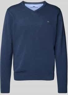 Fynch-Hatton Strickpullover mit Logo-Stitching