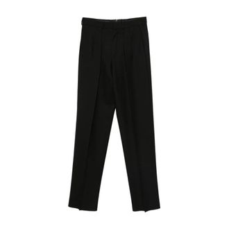 Tom Ford Schwarze Wollformale Hose - - Trousers - Herren - Schwarzk - L