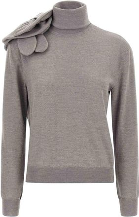 Moschino Pull Col Rond - Gris