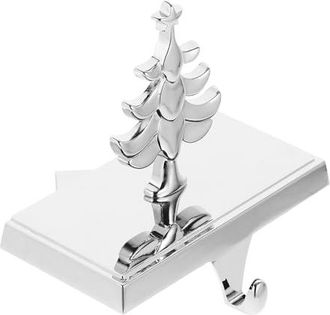 Cabilock Crochets pour Chaussette de No&euml;l en M&eacute;tal, Crochet Chaussette de No&euml;l Crochet de Bourse Suspendues Support, Cintre Support pour Chemin&eacute;e pour No&euml;l F&ecirc;t