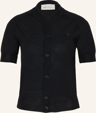 Ami Ami Paris Strickjacke Aus Merinowolle schwarz