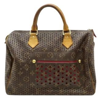 Louis Vuitton Pre-owned Monogram Perforated Speedy 30 Handtasche - - Pre-owned - Damen - Braun - ONE SIZE