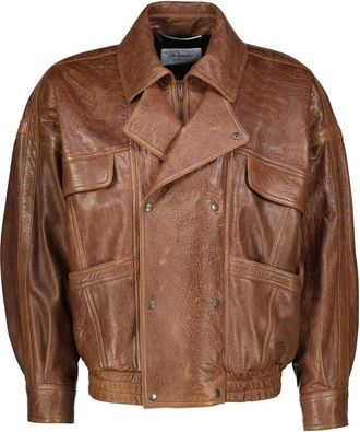 Saint Laurent Herren Lederjacke