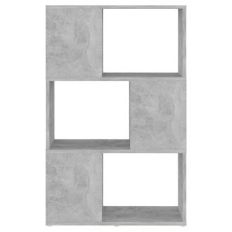 Generic Offene B&uuml;cherregale, Freistehend, Platzsparendes Aufbewahrungsregal aus Holzwerkstoff f&uuml;r B&uuml;cher, Dekoration und Medien (Betongrau)