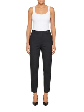 Pinko Womens Trousers Viscose Apparel - Trousers-Leggings Black