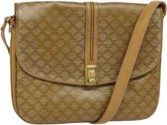 Celine Sac bandouli&egrave;re vintage Macadam Pre-owned - Femme - Pre-owned - Beige - Taille: ONE Size