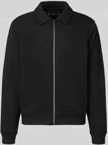 Guess Regular Fit Sweatjacke aus elastischem Baumwoll-Mix