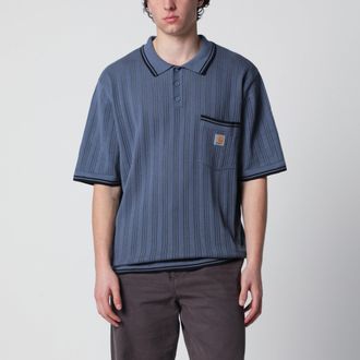 Carhartt Work in Progress S/S Ramsey Polo Velvet Blue/Deep Night