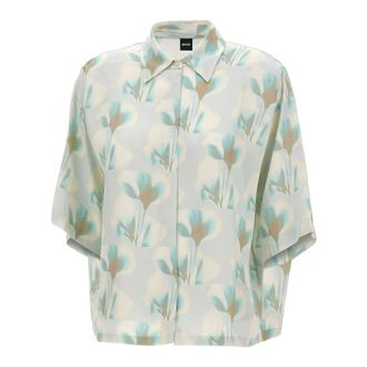 HUGO BOSS Femme, Blouses et Chemises, Multicolore, Taille: 42 FR Chemise Bimina