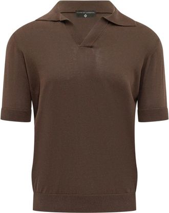 FILIPPO DE LAURENTIIS Homme, Tops, Brun, Taille: 3XL Polo &agrave; Manches Courtes
