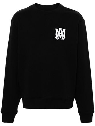 Amiri sweat en coton &agrave; logo imprim&eacute; - Noir
