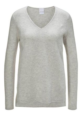 Madeleine Strickpullover Kaschmirpullover mit V-Ausschnitt