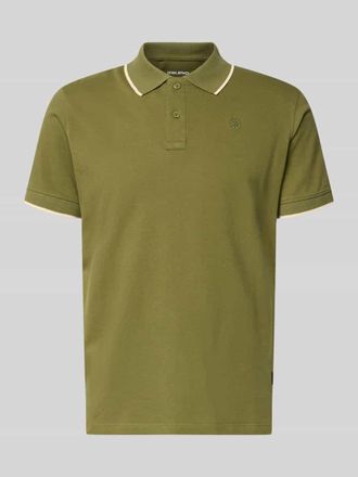 Blend Regular Fit Poloshirt mit Logo-Stitching Modell Hedin