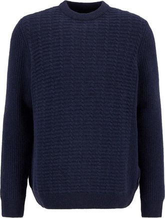 Barbour Pullover aus einem gestrickten Wollgemisch in