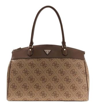 Guess sac &agrave; &eacute;paule sac de voyage Travel Deluxe Dome Tote Latte Logo/Brown marron clair