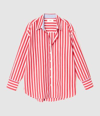 Xirena Chemise Gillian Scarlet Stripe