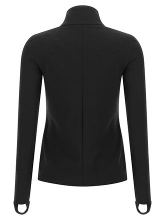 Courr&egrave;ges Stretch Technical Fabric Sweatshirt - Black