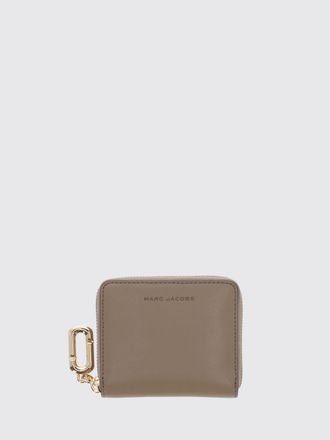 Marc Jacobs Petit portefeuille Scene en cuir avec fermeture zipp&eacute;e et fentes pour cartes