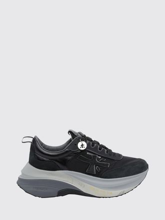 Premiata Hill Sneaker aus Nylon und Veloursleder mit Chunky-Sohle