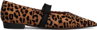 Roberto Festa Milano Ballerinas mit Leoparden-Print - Braun