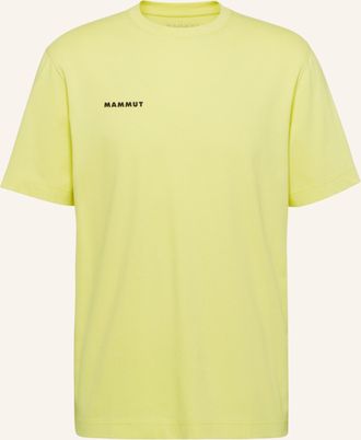 Mammut Mammut Mammut Base T-Shirt Men Mini Logo gelb