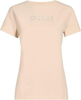 Guess T-shirt col rond en coton m&eacute;lang&eacute;