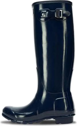 Hunter Femme, Chaussures, Bleu, Taille: 39 EU Original Tall Gloss Rain Bottes