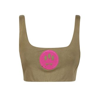 Barrow Barrow, Femme, Tops, Vert, Taille: 42 FR Top Sans Manches Eucalyptus