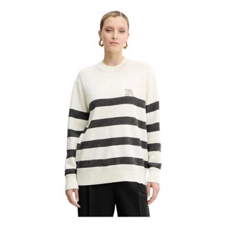 Ermanno Scervino Gestreifter Pullover mit Verzierungen - - Knitwear - Damen - Mehrfarbig - L