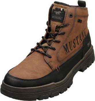 Mustang Jeans Mustang Bottines pour homme, cognac, 44 EU, cognac, 44 EU