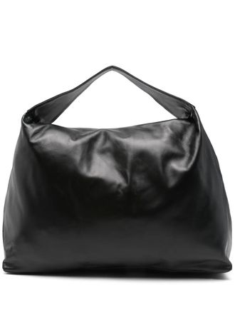 Gimaguas Schultertasche mit Ledertasche - Schwarz