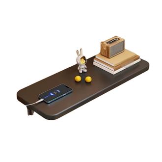 Generic An Der Wand Montierter, Klappbarer Computertisch, Schwebendes, Herunterklappbares Regal, H&ouml;lzerner Arbeitstisch Mit Regalhalterungen, Platzsparend, 50