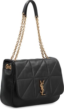 Saint Laurent Womens Shoulder Bag Jamie 4.3 Black Leather Lamb