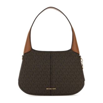 Michael Kors Alice Small Signature Logo Schultertasche - - Bags - Damen - Braun - ONE SIZE