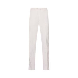 Kiton Homme, Pantalons, Blanc, Taille: W34 Pantalon Boutonn&eacute;