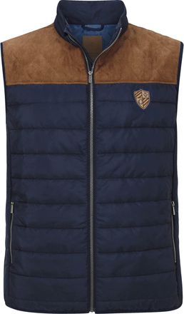 Charles Colby Herren Steppweste Sir Ernes dunkelblau, 2XL (XXL) - 62