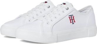 Tommy Hilfiger Baskets Alezya pour femme, Rayures blanches multicolores, 38 EU