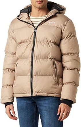 Schott NYC Mixte Idaho2 DOUDOUNE CAPUCHE ZIPPEE SCHOTT, BEIGE, XL EU