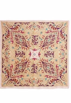 Grain de Malice Foulard carr&eacute; imprim&eacute; femme