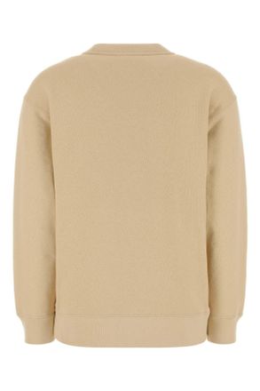 Valentino Garavani Womens Beige Cotton Sweatshirt Betulla Sweater