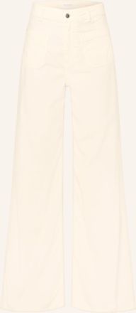 Rich & Royal Marlenehose Aus Cord weiss