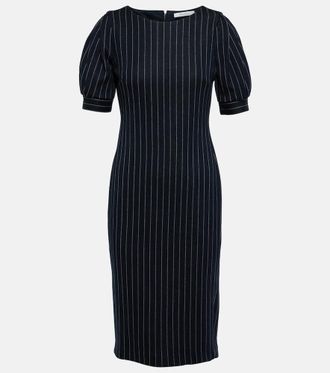 Max Mara Robe midi Tunica en coton, cachemire et soie