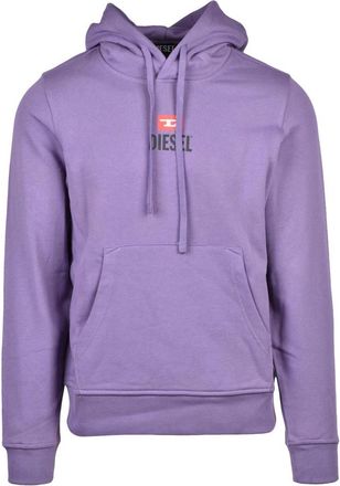 Diesel Homme, Sweatshirts et sweats &agrave; capuche, Violet, Taille: S Felpa cappuccio