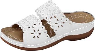 Generic Cocila Sandale Orthop&eacute;Dique Femmes Beach Slope Heel Slippers Hollow Casual Bottom Shoes Sandals Sandale Sport Femmes Chaussure De Marche Randonn&eacute;E Sem